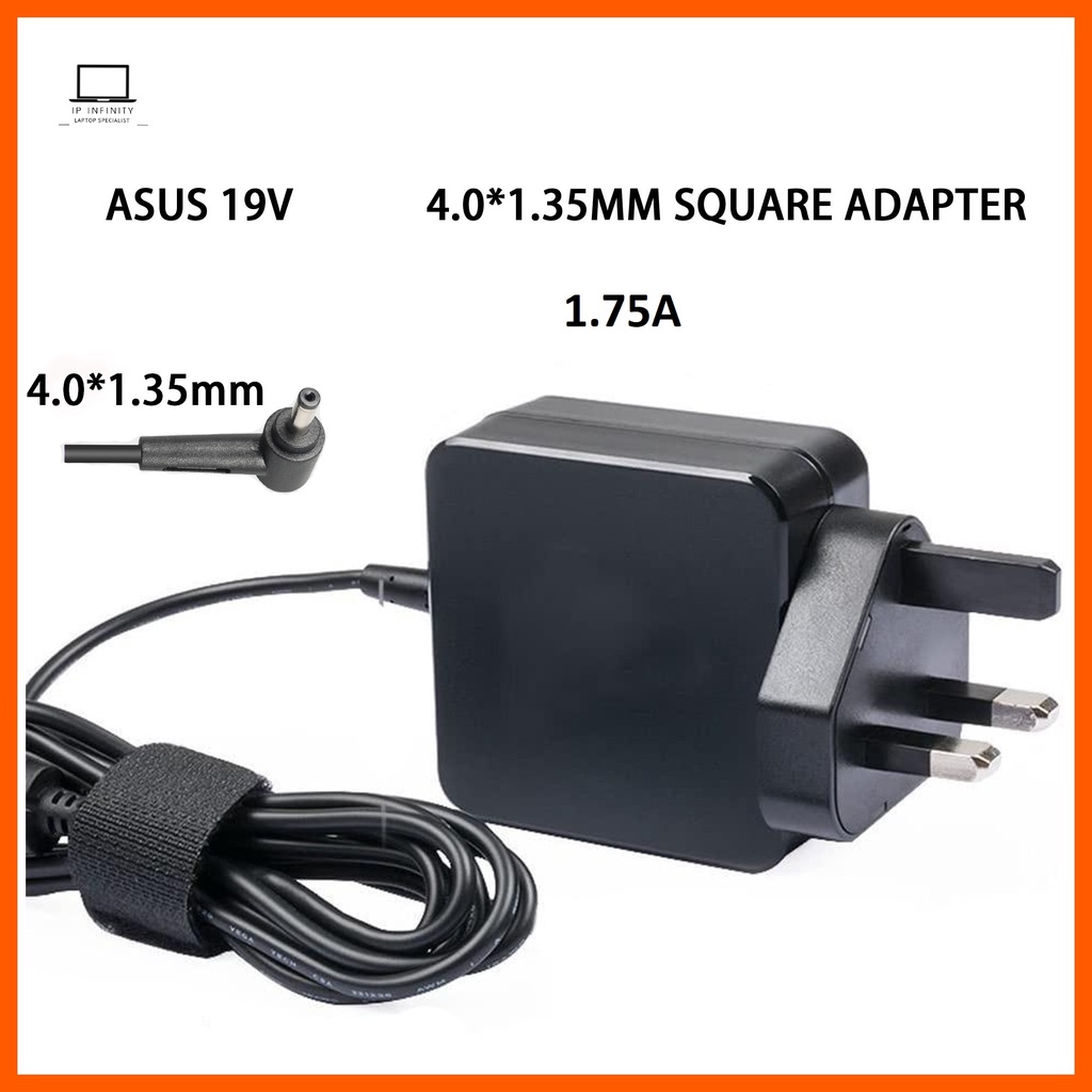 ASUS 4.0*1.35MM VIVOBOOK GO 14 15 E210 E410 E510 E410K E510KA LAPTOP ADAPTER CHARGER | Shopee ...