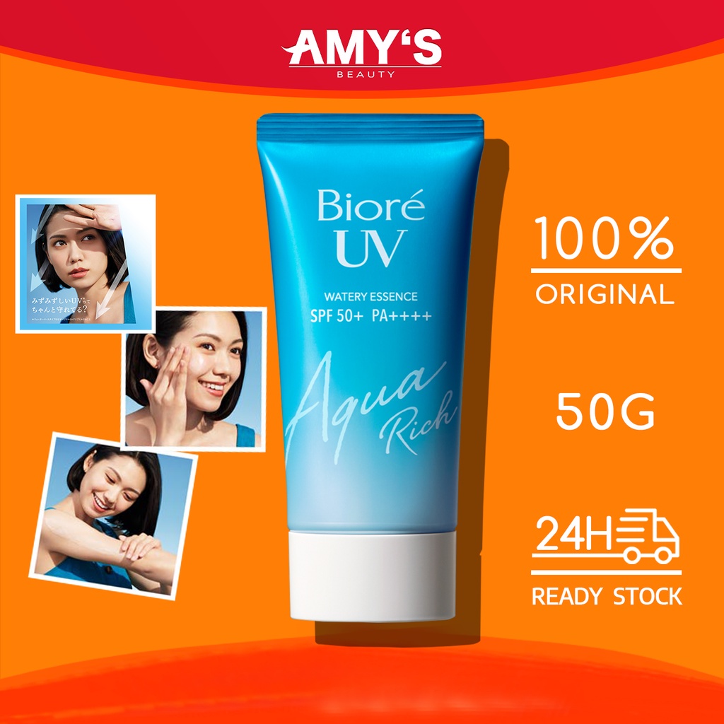 Original Biore Sunscreen 50g/70g, Japan Biore UV Watery Essence ...