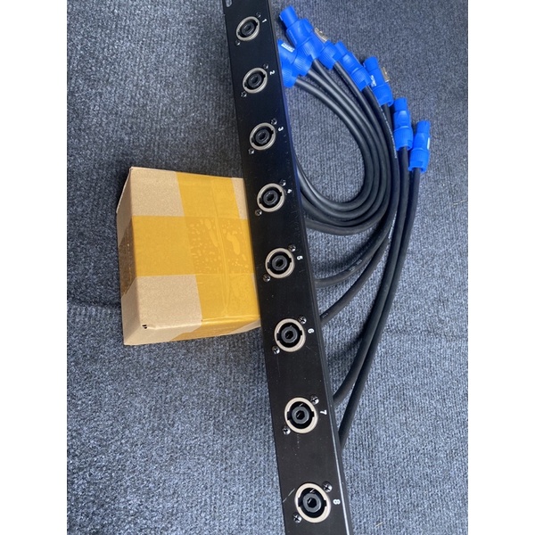 Speaker splitter bar with 8 rows, full wire jack, 50cm long | Shopee ...