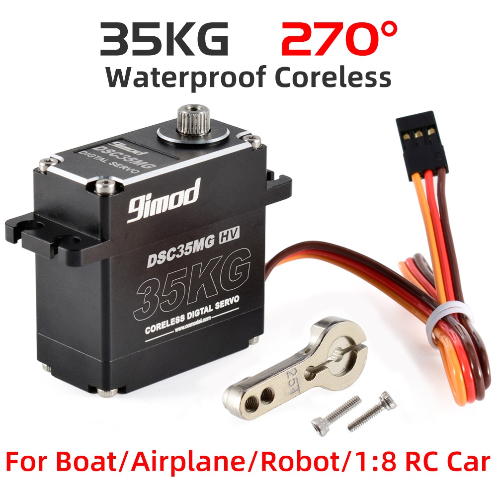 9imod Waterproof Brushless Coreless Servo 50KG 45KG 35KG 25KG 180 ...