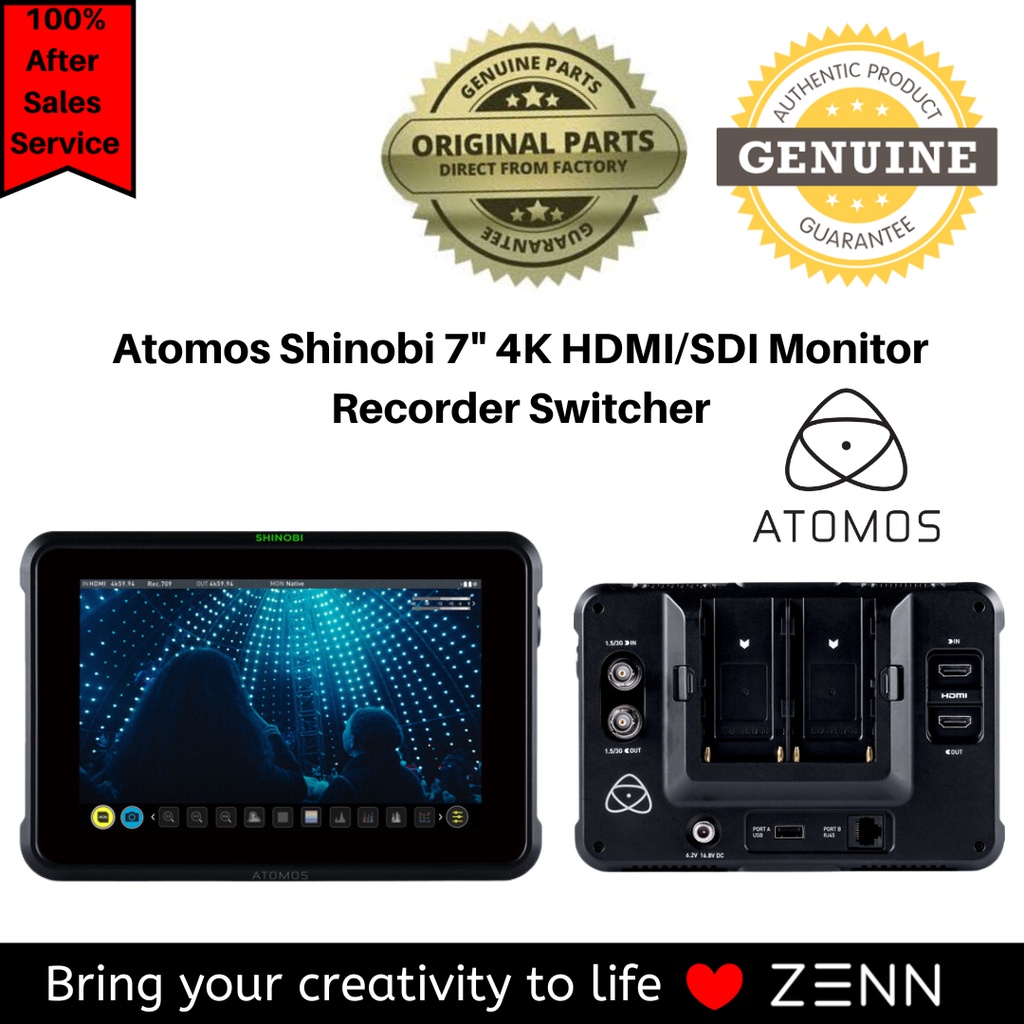 Atomos Shinobi 7" 4K HDMI/SDI Monitor Recorder Switcher | Shopee Malaysia