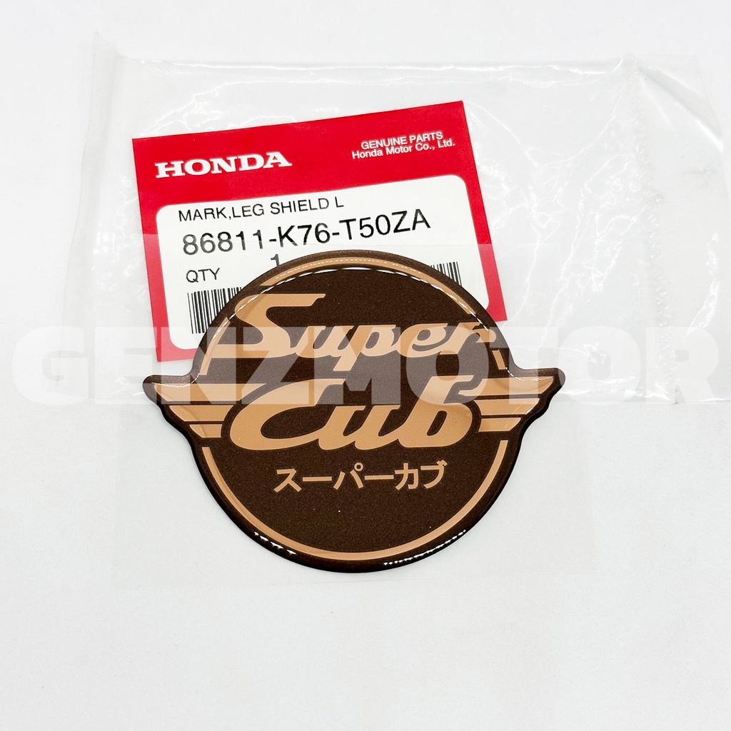 Sticker Logo SUPER CUB 2017 Resin Embossed Genuine Center 86811-K76 ...