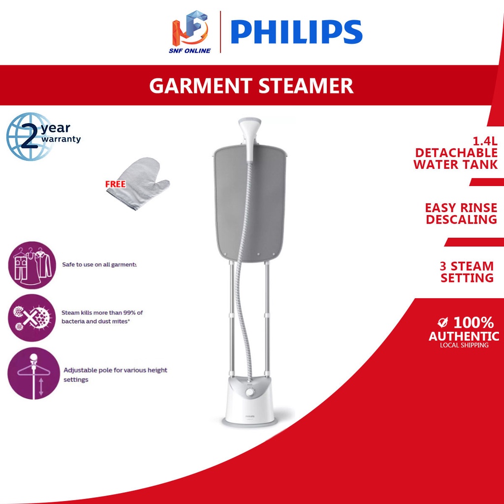 Philips Easy Touch Garment Steamer GC487 GC487/86 | Shopee Malaysia