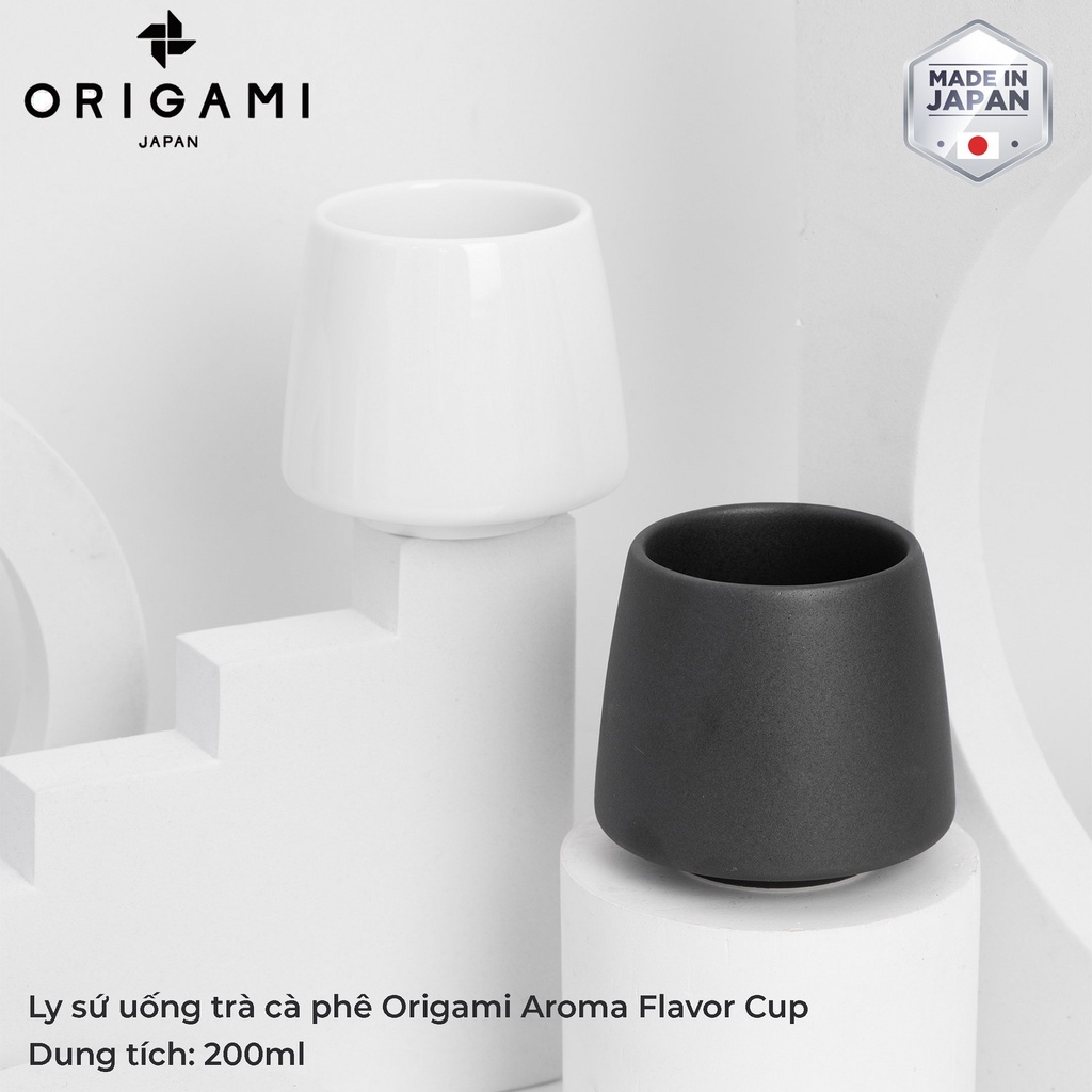 [Origami JAPAN] Volcano Ceramic Coffee Tea Cup Origami Aroma Flavor Cup ...