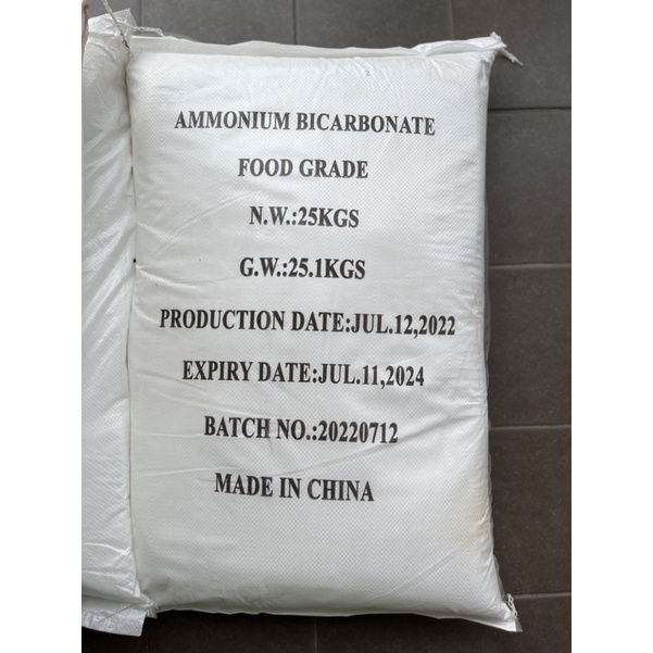 T2 - Food Grade Ammonium Bicarbonate Powder 25kg | Shopee Malaysia
