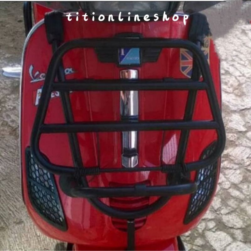 Front Rack / Front Rack for Vespa LX and S Vespa accessories | Shopee ...