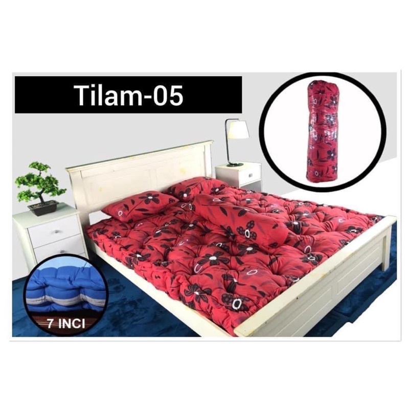 tilam queen 7inci boleh letak atas katil | Shopee Malaysia