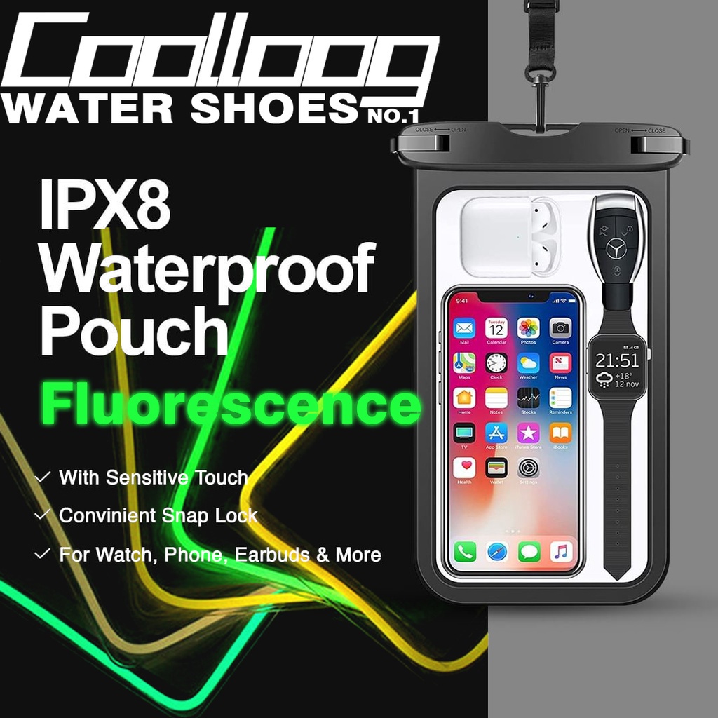 Fluorescence IPX8 Waterproof Pouch for phone Waterproof phone case ...
