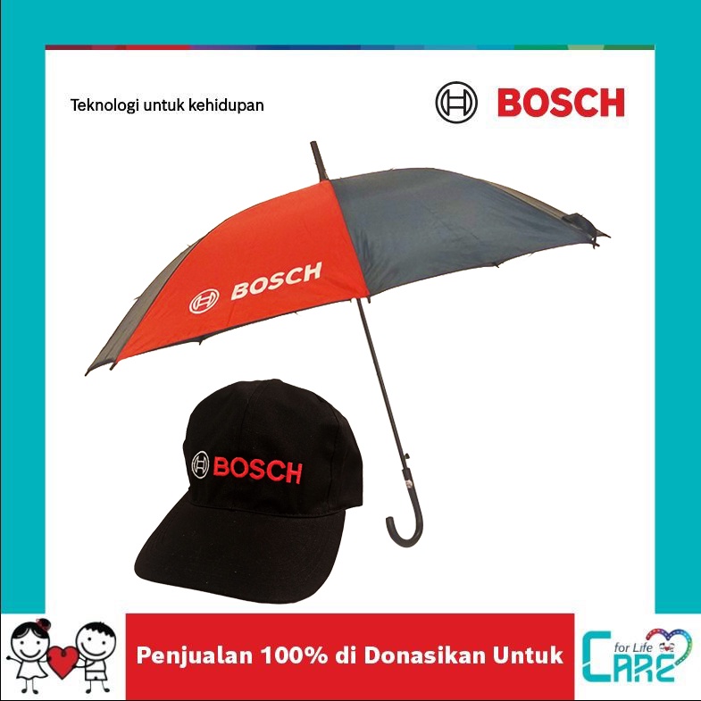 Bosch Hat And Umbrella Set | Shopee Malaysia