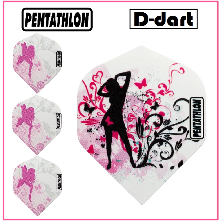 Pentathlon Dart Flights - Standard Ladies Extra Strong Darts Flight ...