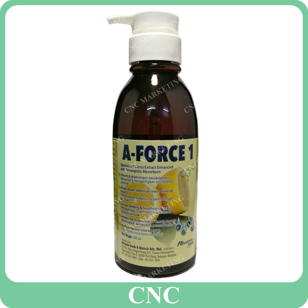 500ML A-Force 1 Advansia Adjuvant Gam Pelekat Racun Ekstrak Oren Aforce ...