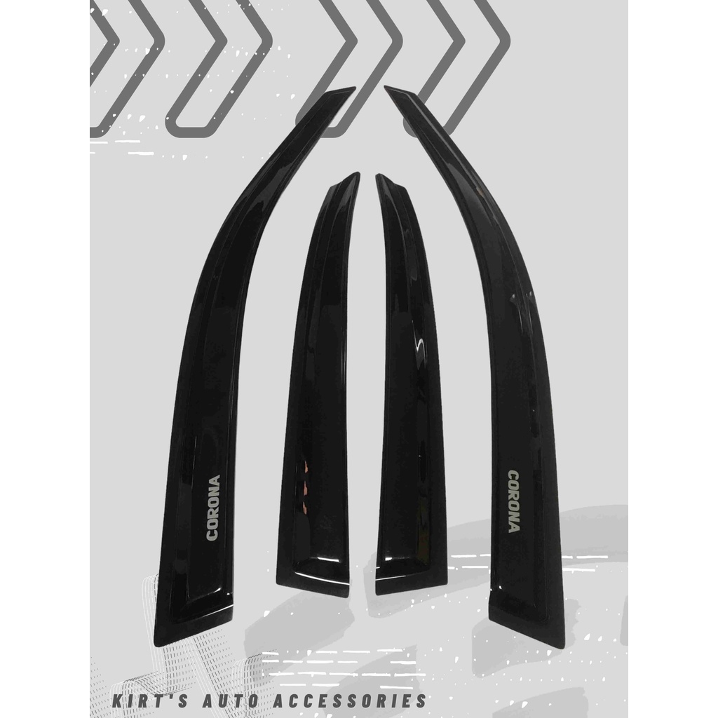 Toyota Corona 1992 1993 1994 1995 Rain Visor Sun Deflector Gutter IM ...
