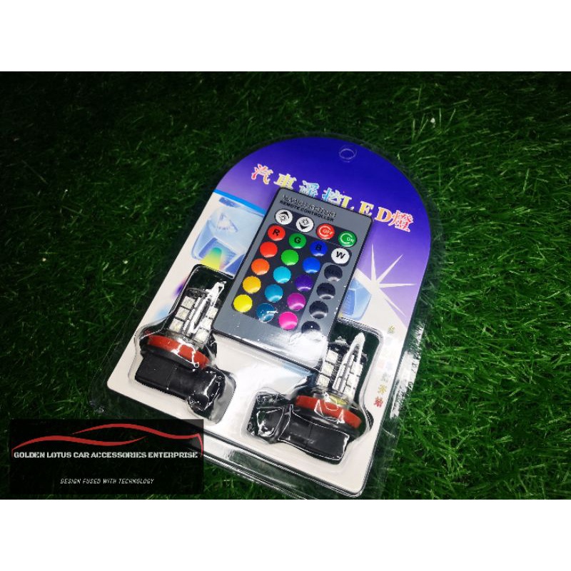 H11 RGB led foglamp (ada memory) | Shopee Malaysia