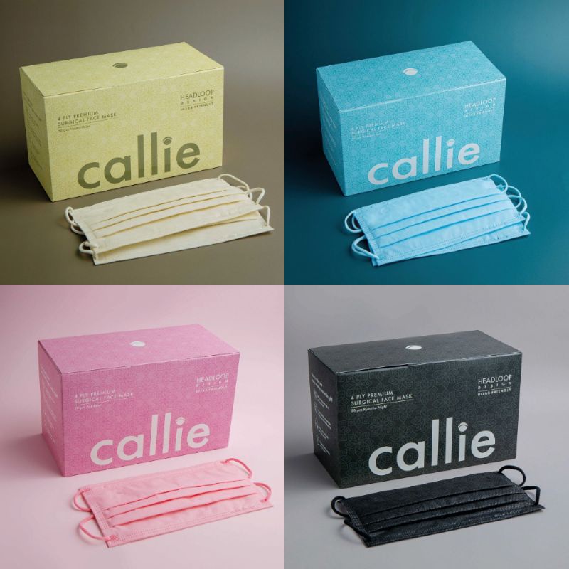 CALLIE Adult/Kids Disposable Surgical Face Mask (Earloop/Headloop ...