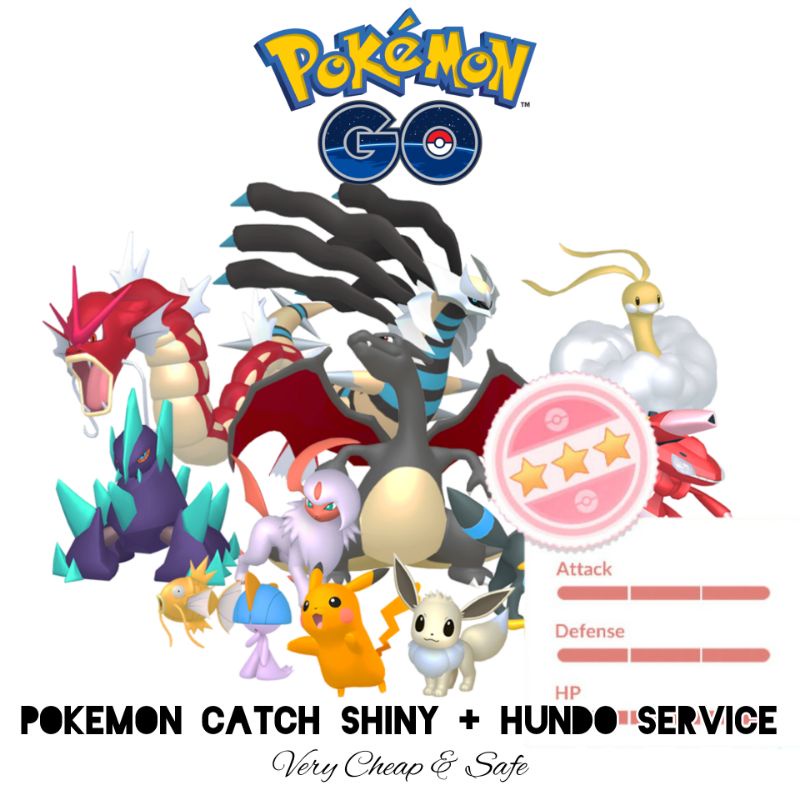 Pokemon Go Catch Shiny + Hundo Service | Shopee Malaysia