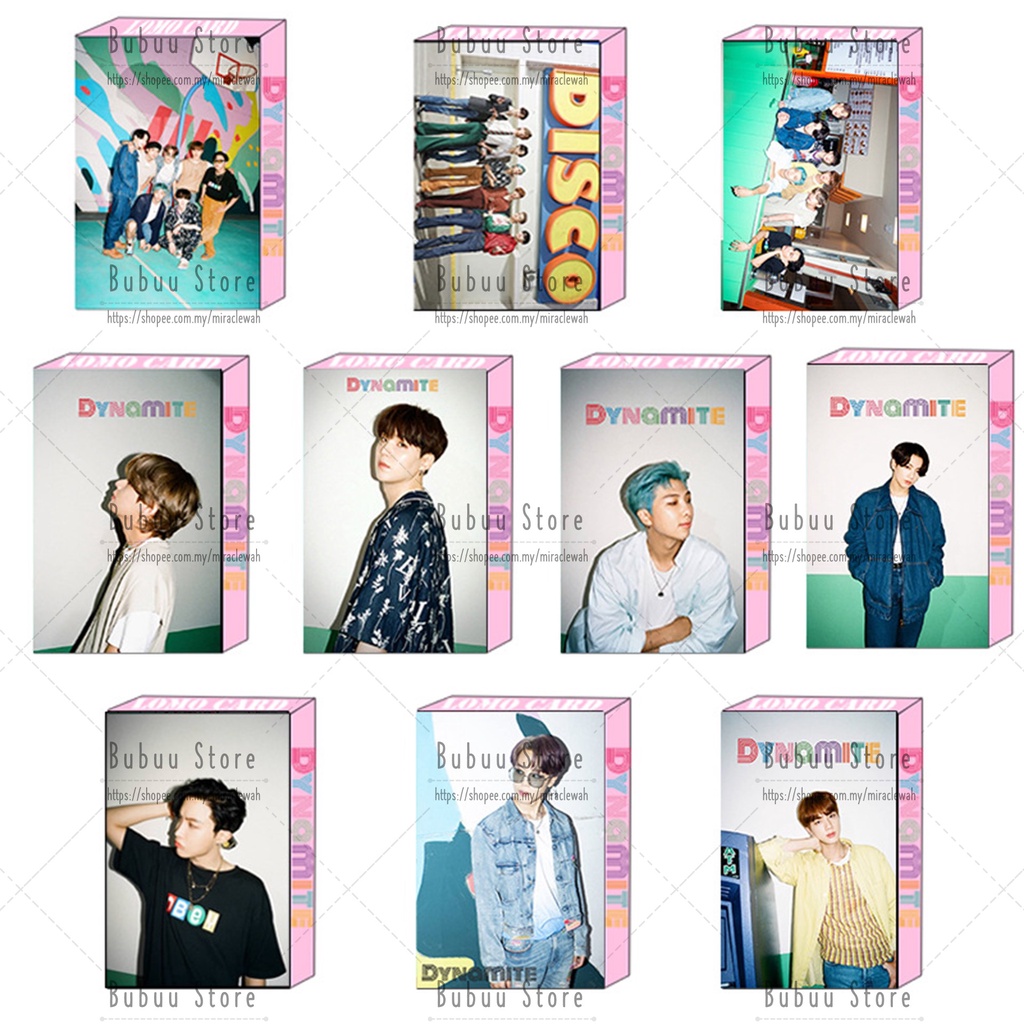 🔥Ready Stock🔥Kpop BTS DYNAMITE LOMO CARDS collection HD Photo cards for ...
