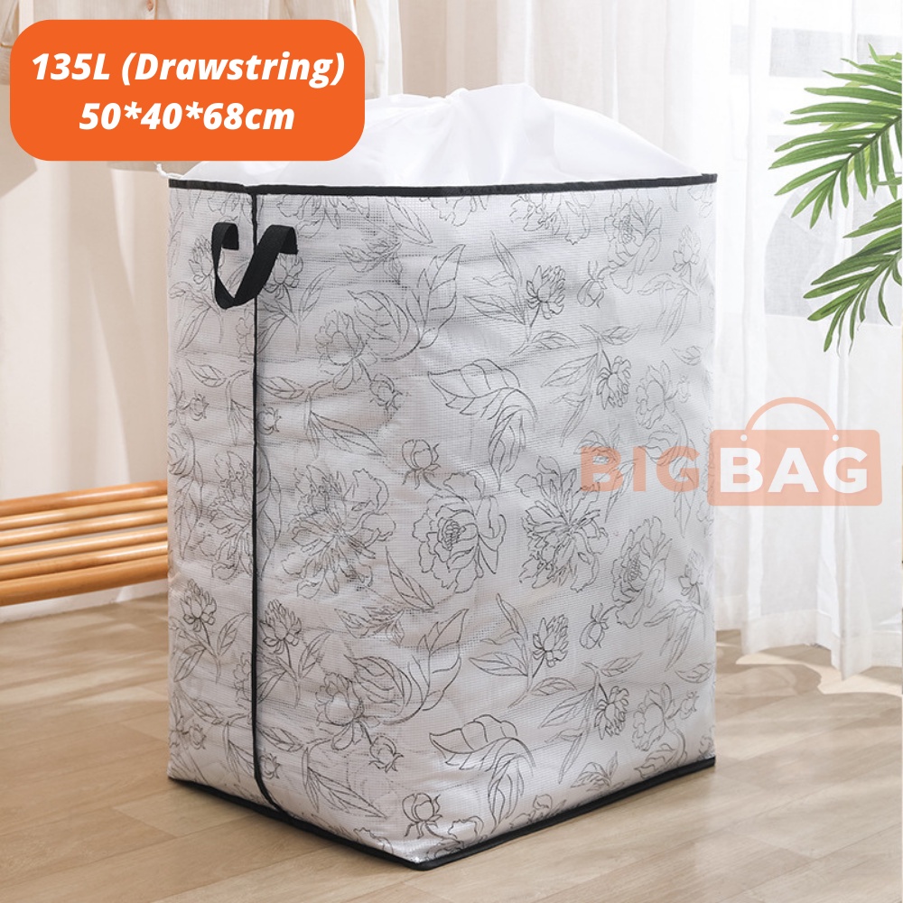 BIG BAG Clothes Storage Bag With Zipper Beg Toto Comforter Bag Blanket ...