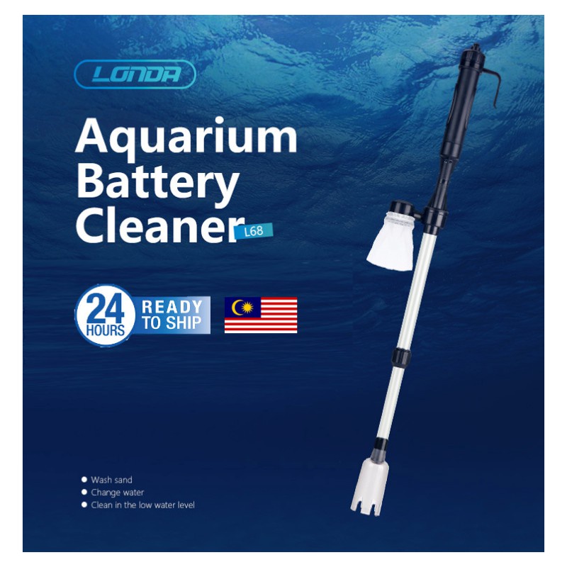 [ READY STOCK ] Aquarium Waste Remover Fish Tank Water Changer Gravel ...