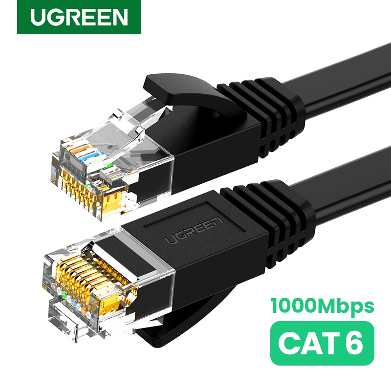 UGREEN 10/20M CAT 6 Ethernet Flat Cable Cat6 Lan Cable UTP RJ45 Network ...