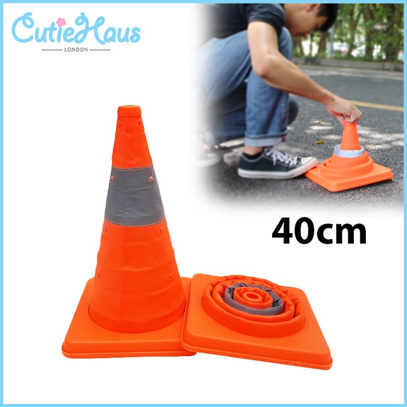 Cutiehaus Portable Telescopic Road Cone Traffic Warning Sign Traffic ...