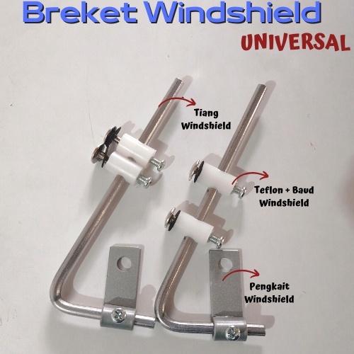 Universal Matic Motorcycle Windshield Bracket And Duck Wind Shield ...