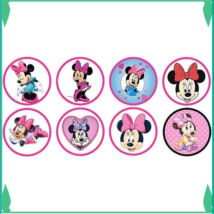 Cupcake CAKE TOPER TOPPER CUSTOM CHARACTER MINNIE MOUSE FADHILSOUVENIR ...