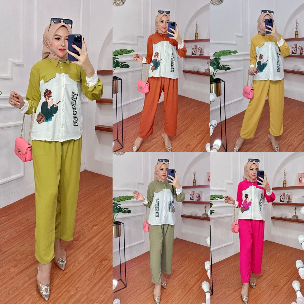 Minigo OVERSIZE SCREEN PRINTED CRINKLE SET LD 110 // PLAIN SCREEN ...