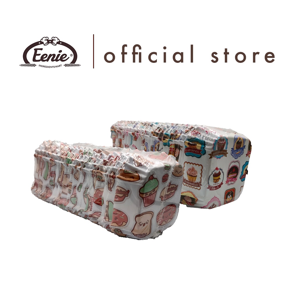 200PCS Square Baking Case | Baking Cup| Bekas Roti | Papercup | Shopee ...