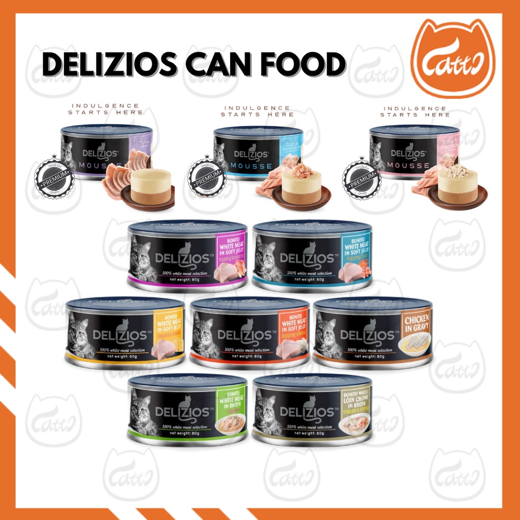 CATTO Delizios® Wet Cat Food -White Meat Selection Broth Series Mousse ...