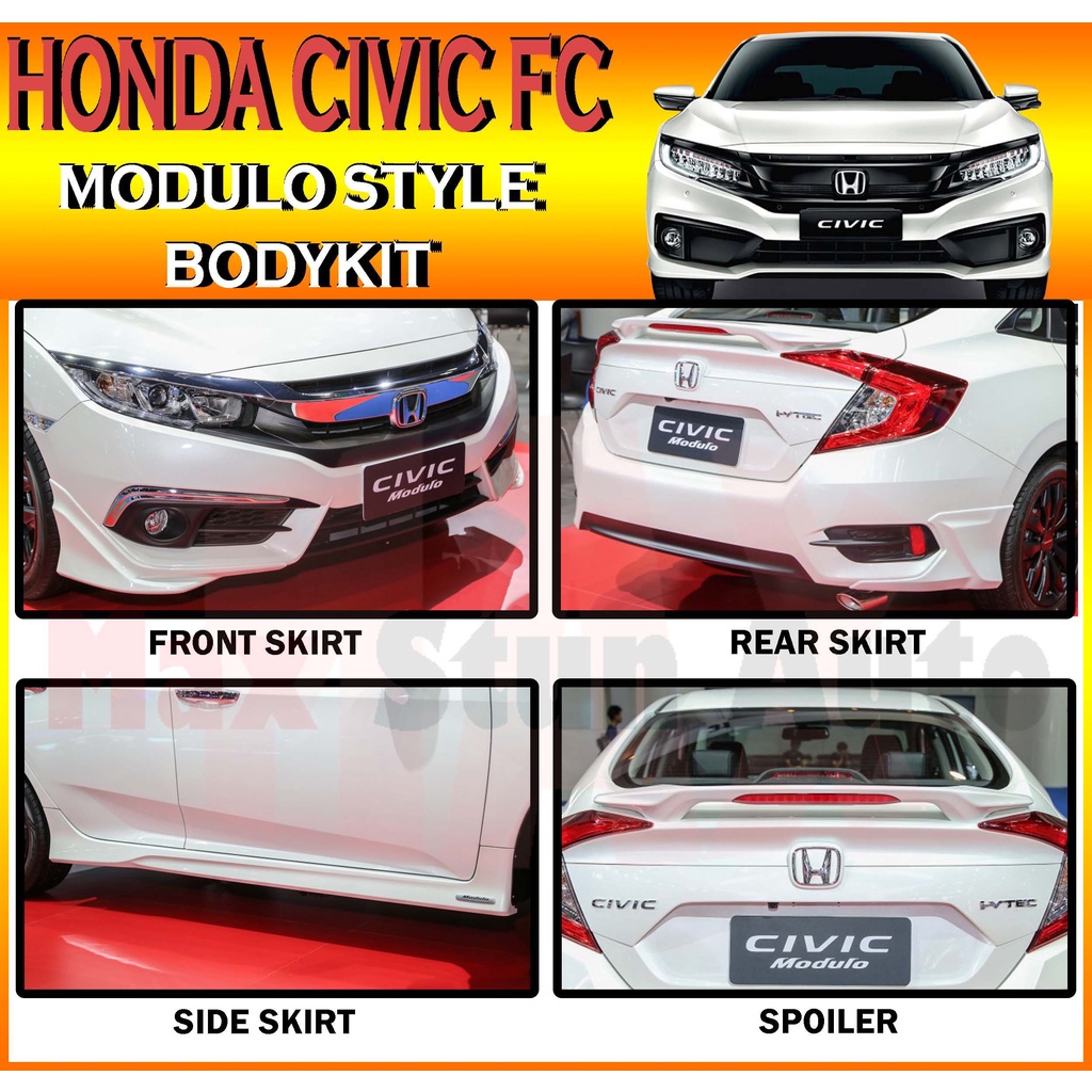HONDA CIVIC FC CIVIC FACELIFT 2020 MODULO STYLE FULLSET BODYKIT (MDL ...