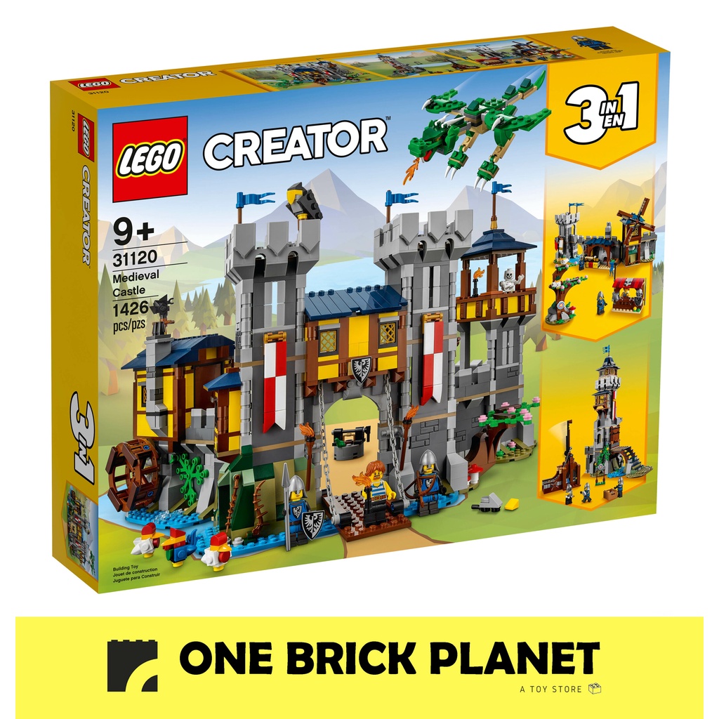 LEGO 31120 Creator 3-in-1 - Medieval Castle | Shopee Malaysia