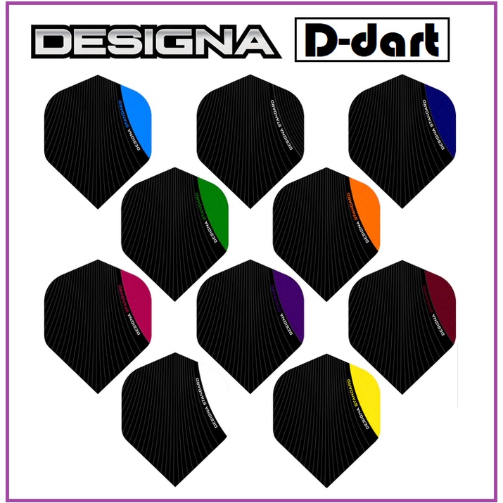 (SALE) Designa Infusion Dart Flights - Standard Extra Strong 100 Micron ...