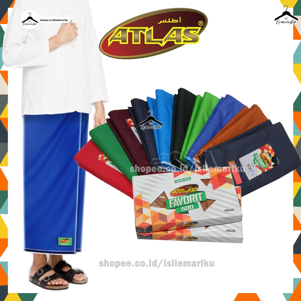 Favorite ATLAS Sarong 500 Plain Color/Woven Male Sarong | Shopee Malaysia
