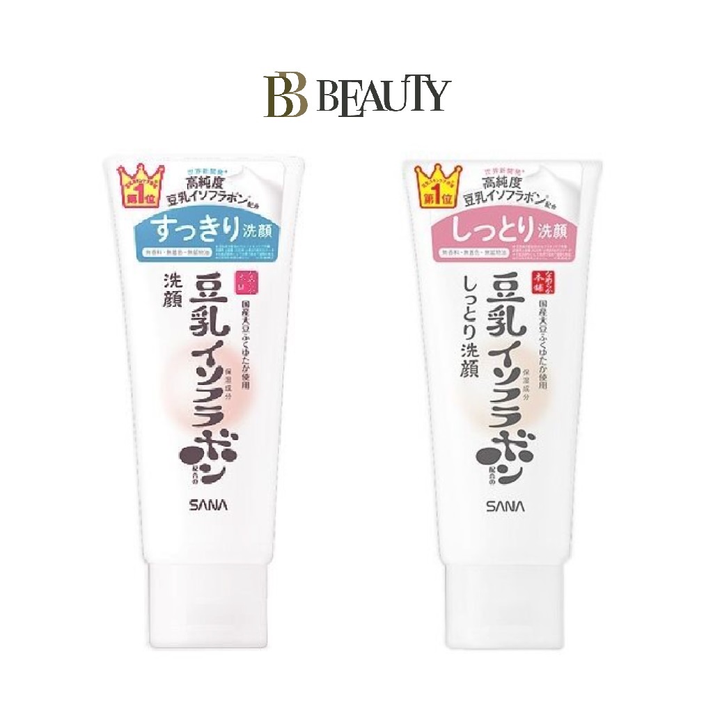 Sana Nameraka Honpo Soymilk Normal / Moist Cleansing Face Wash Foam (150g) 2022 New Packing ...