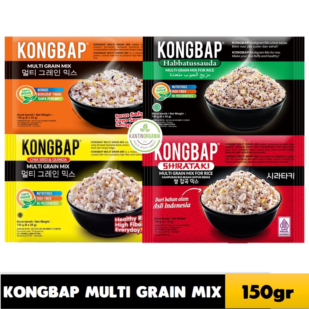 Kongbap Multi Grain Mix | Original Original | Habbatussauda | Chia Seed ...