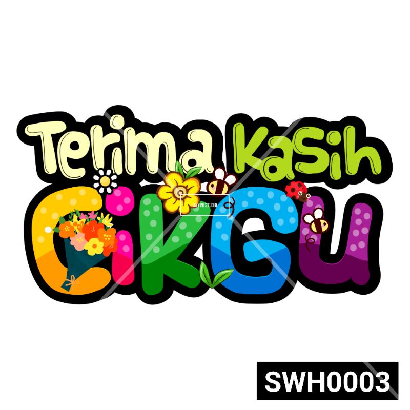 2024🎉 Sticker Thank You Teacher | Terima Kasih Cikgu | Pelajar Murid ...