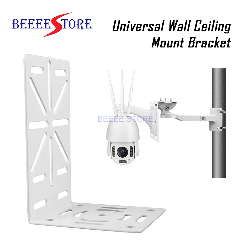 L-Shape Dome Camera Bracket Universal Wall Ceiling Mount Bracket for ...