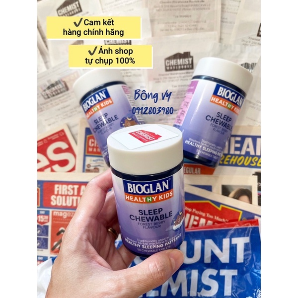 [Genuine - Chemist stamp] Date 11/2023- BIOGLAN Kids Sleep lozenges to ...