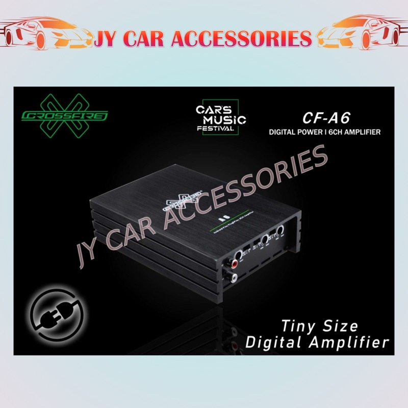 Crossfire CF-A6 DIGITAL POWER I 6CH AMPLIFIER | Shopee Malaysia