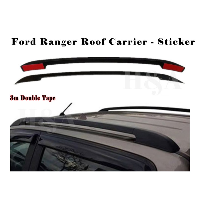 Ford Ranger XLT T6 T7 T8 Roof Carrier - Sticker | Shopee Malaysia