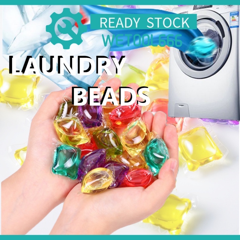 WT Laundry Gel Beads Magic 30/100PCS Washing Cleaner Lasting Fragrance ...