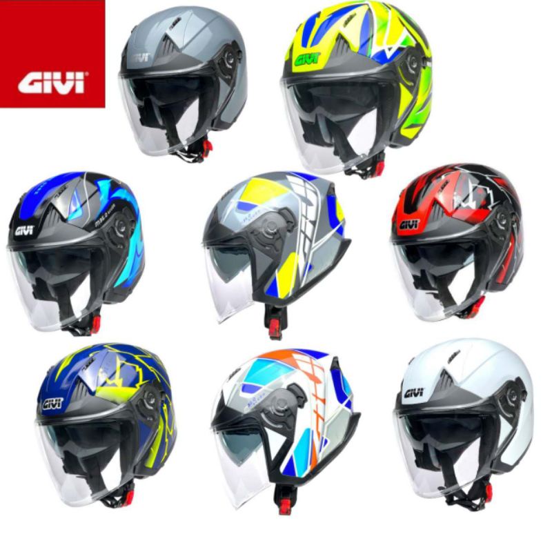 GIVI M35.0 SCUDO Double Visor Open Face Helmet | Shopee Malaysia