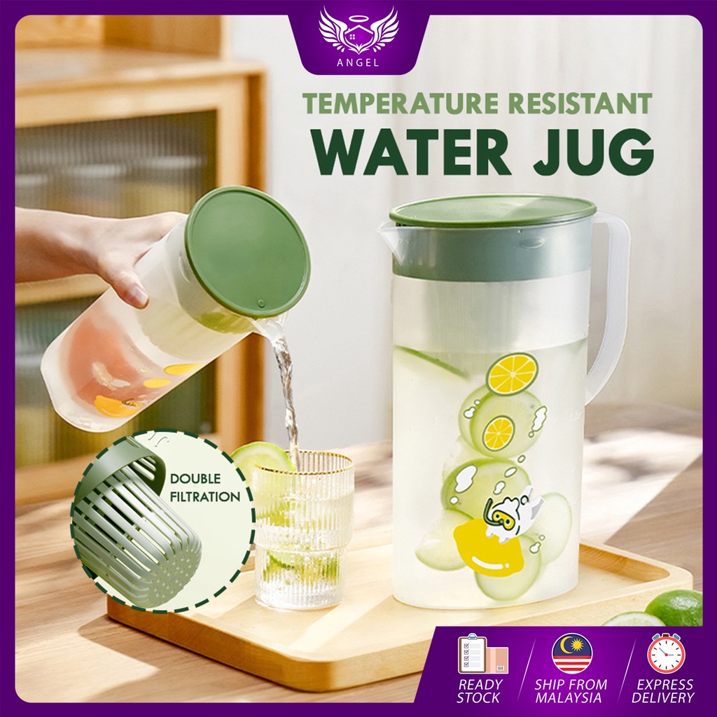 ANGEL Water Pitcher Jug Fridge Hot Cold Water Double Filtration ...