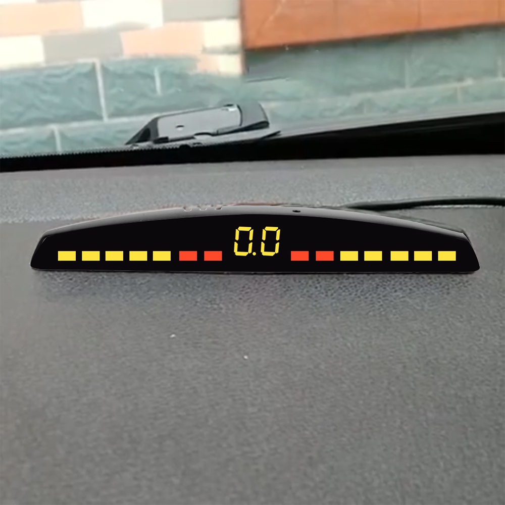 Car Led Parking Sensor Parktronic Display Reverse Backup Radar Monitor