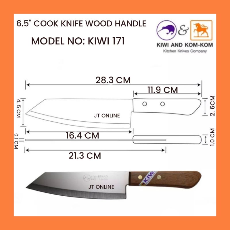 Original Thailand Kiwi Kitchen Knife /Kiwi Knife 171/原装泰国奇异果菜刀/171 ...