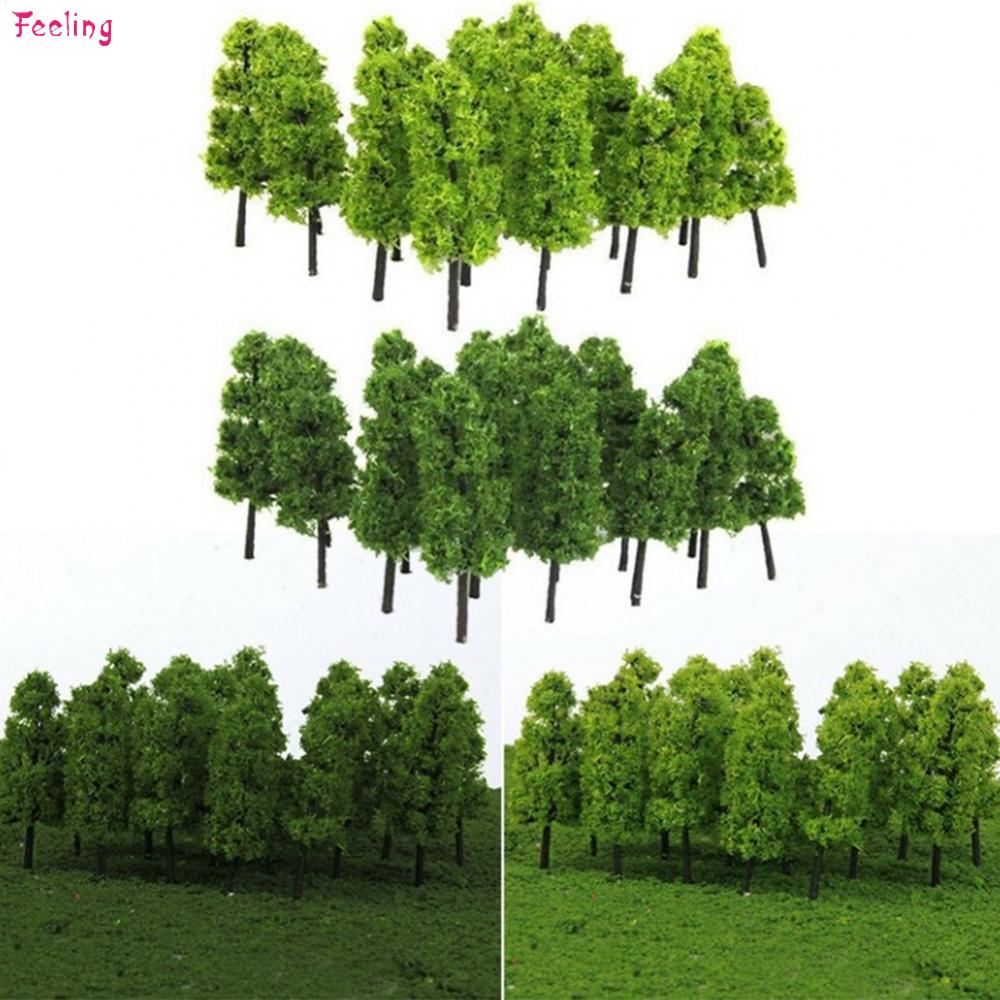 20PCS Model Trees Train Railroad 1:200 Scale Tree Park Scenery ...