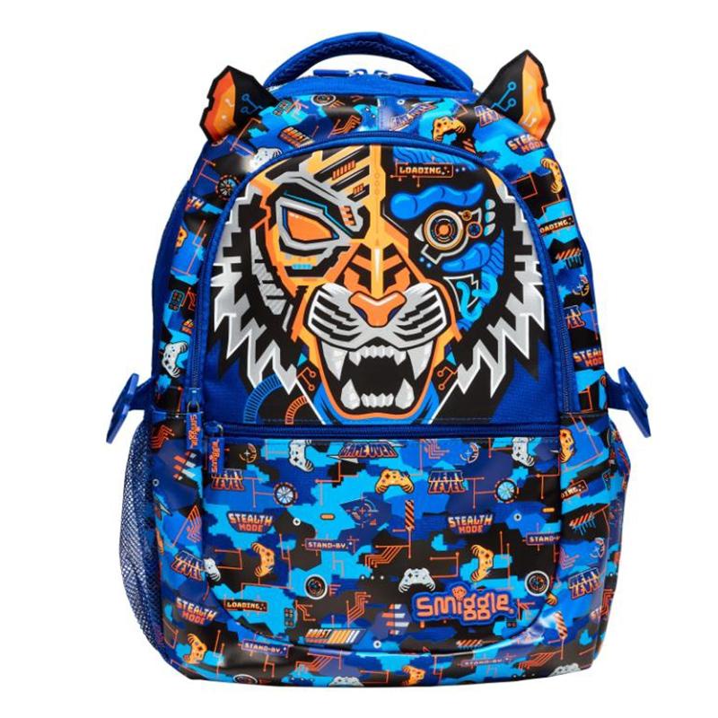 Smiggle bag Bright Side Classic Attachable Backpack Mechanical tiger ...