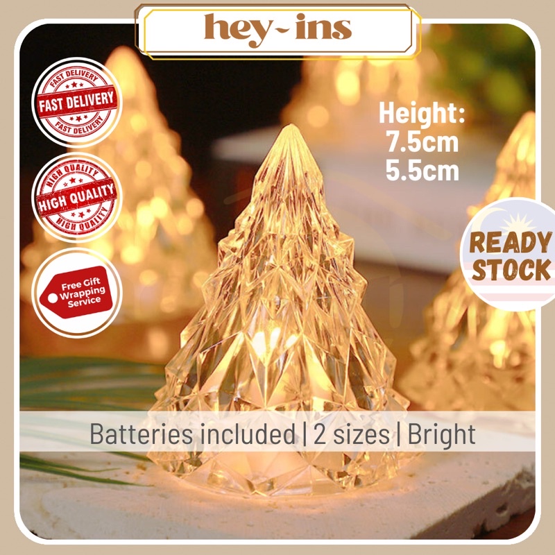 Cute Tiny Christmas LED Light Desk Decoration Little Christmas Tree ...