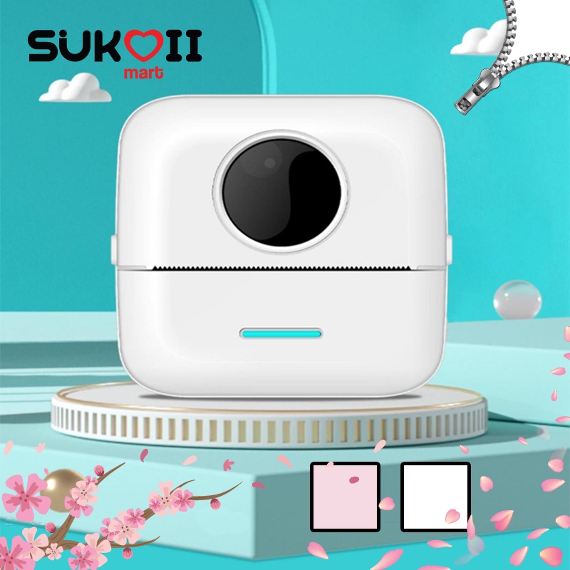 SKOI Portable Mini Student Pocket Printer Label Photo Bluetooth Small ...