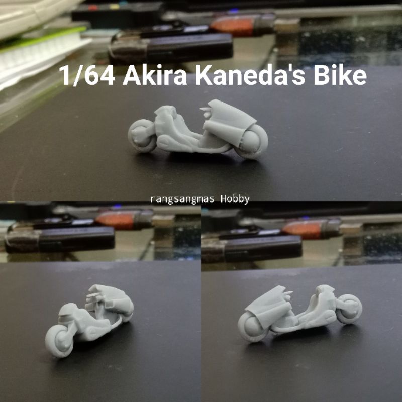 1/64 Akira Bike Kaneda anime for hotwheels tomica diorama miniature ...
